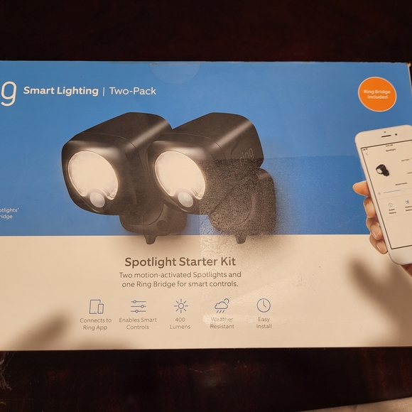 Ring | Other | Ring Smart Lighting Spotlight Kit Black | Poshmark